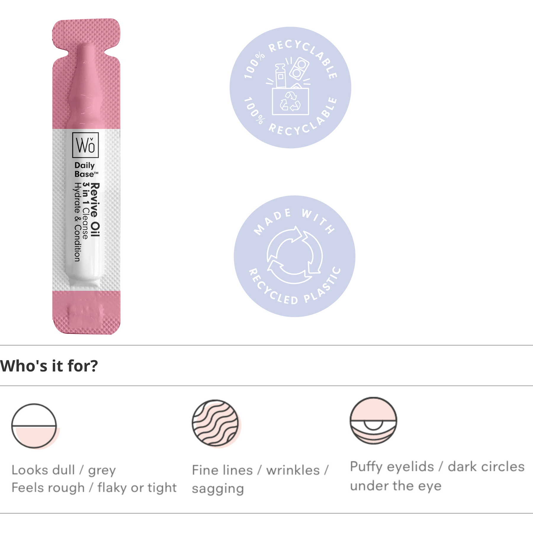 Daily Base™ Revive Oil | Multi Functional Skincare | Wo